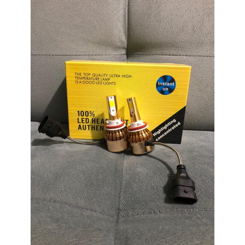 Jual lampu led foglamp atau bumper mobil SOCKET H11 dua warna putih dan kuning | Shopee Indonesia