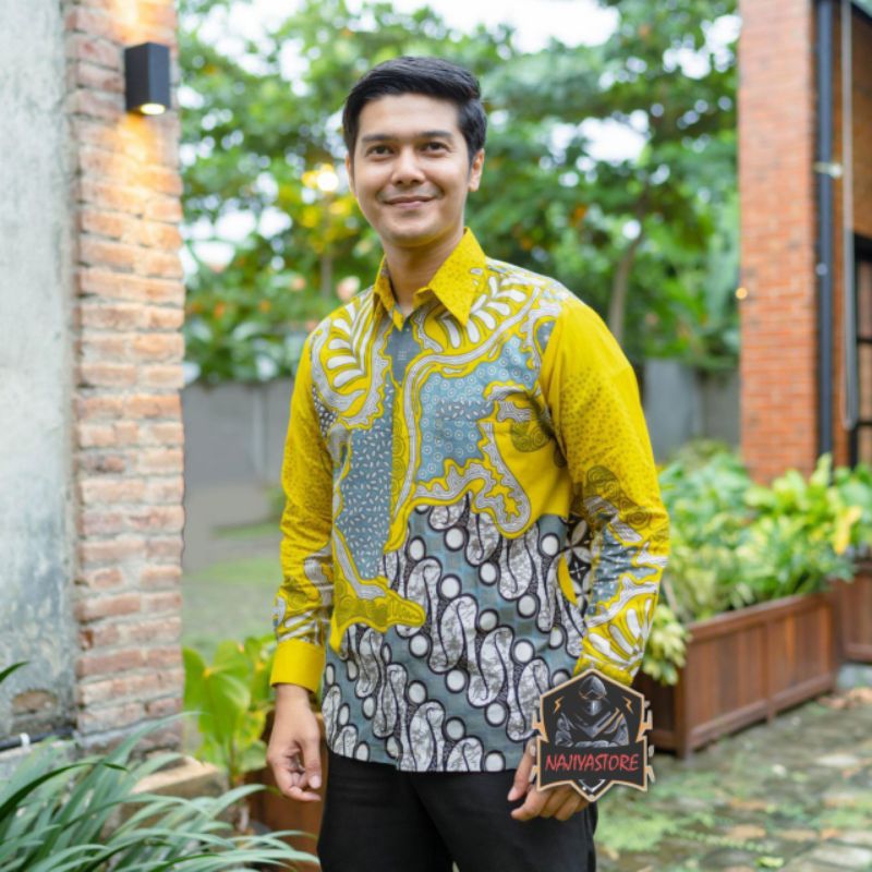 Jual NEW KEMEJA BATIK PRIA LENGAN PANJANG SIZE M L XL XXL | BATIK ...