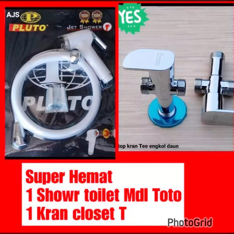 Jual paket murah jet shower toilet jet washer hitam bidet wc +stop kran ...