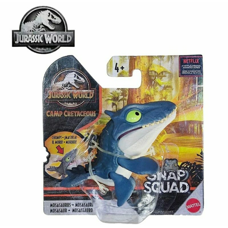 Jual Jurassic World Snap Squad Camp Cretaceous Mosasaurus - Mainan ...