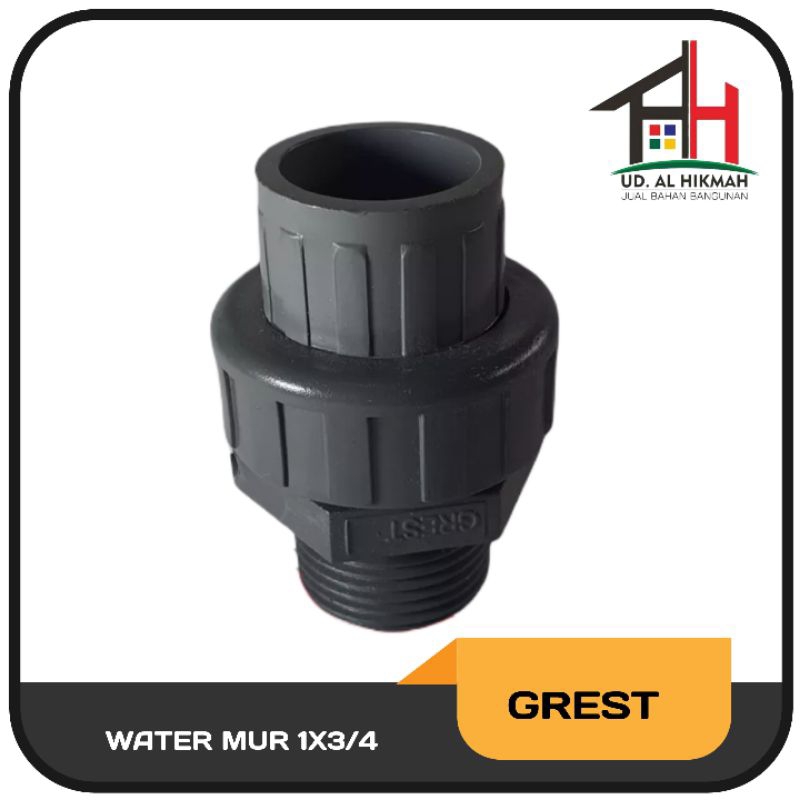 Jual VLOK SOCK WATER MOR 1 x 3/4 INCH GREST - FITTING PVC - VLOK SOK ...