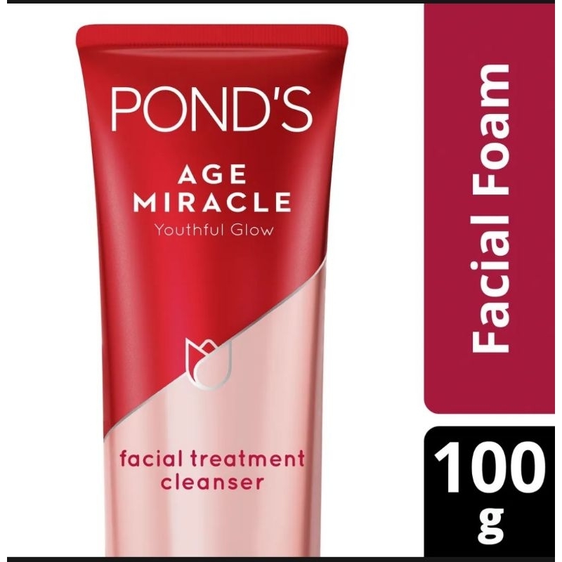 Jual PONDS AGE MIRACLE YOUTHFUL GLOW FACIAL FOAM 100GR - PONDS AGE ...