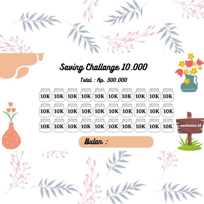 Jual Amplop Target | Amplop Nabung | Amplop Saving Challenge | Tabungan ...