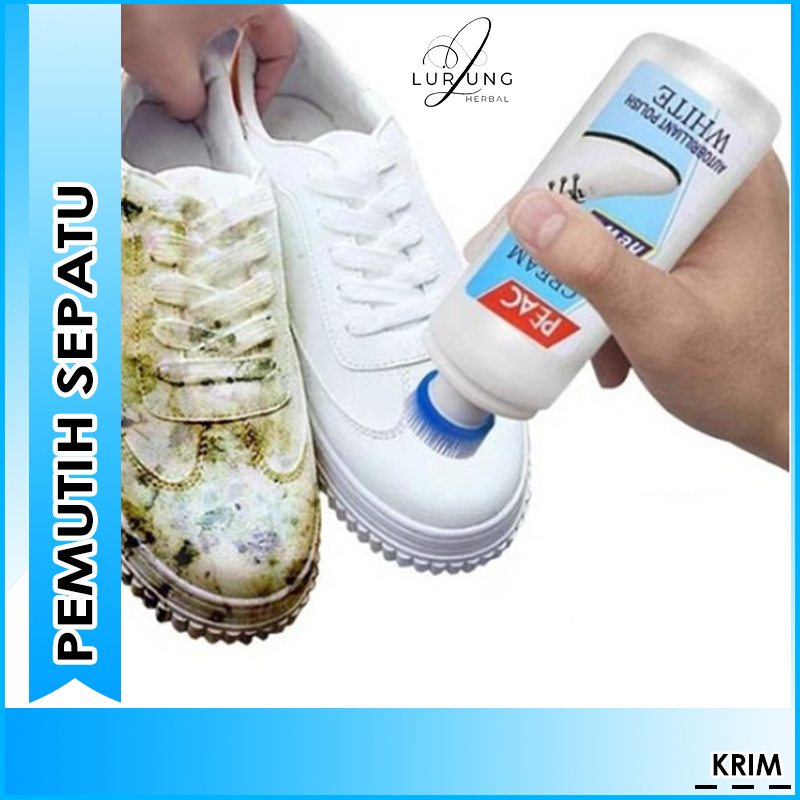 Jual Cairan Pembersih Pemutih Sepatu Putih Menguning Alat Pembersih ...