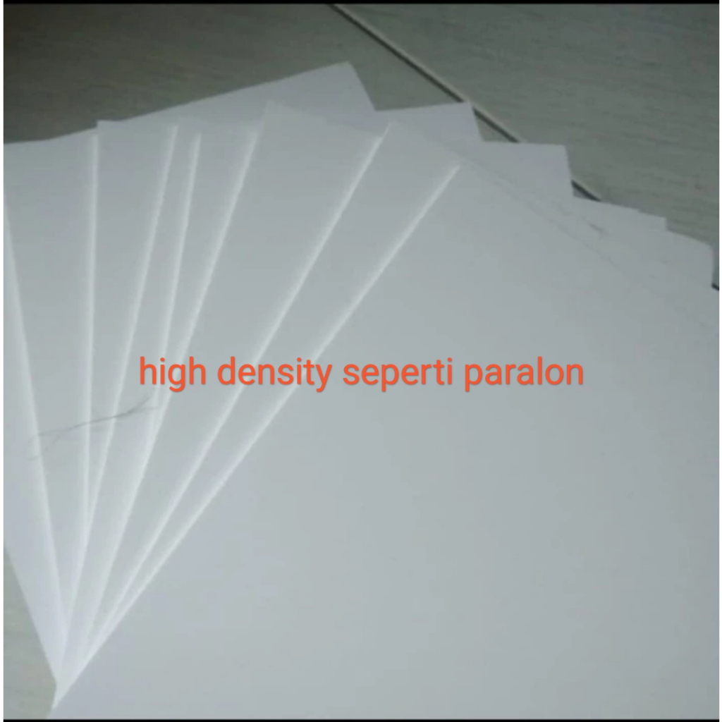 Jual pvc board 5 mm 40 x 60 cm high density bahan maket merek edw polos ...