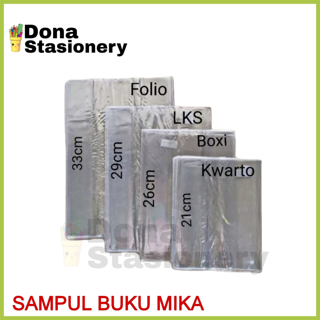 Jual Sampul Mika Bening Boxy Sampul Buku Plastik Sampul Qwarto