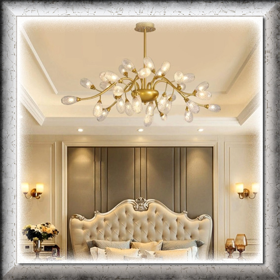 Jual Lampu hias gantung premium MODERN ELEGANT LED cabang 36 ARMS ...