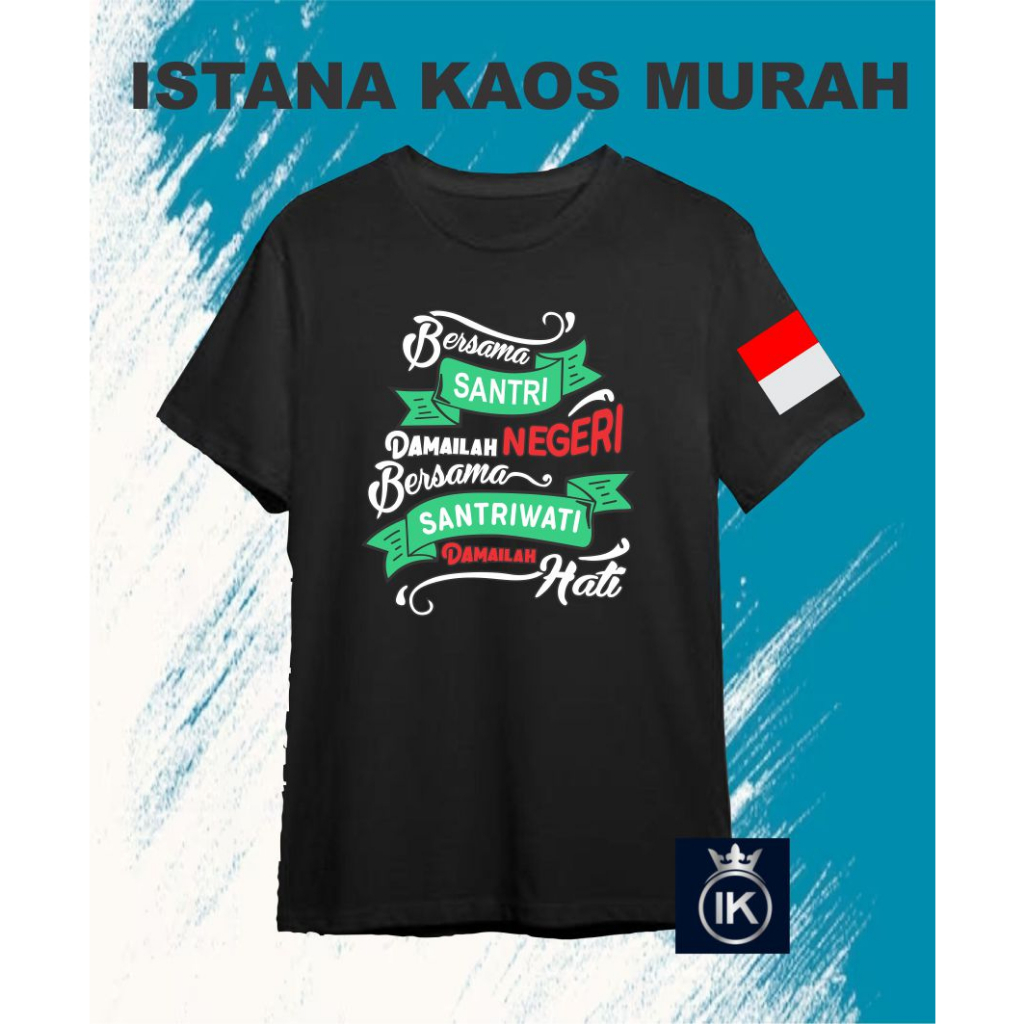 Jual KAOS COD BERSAMA SANTRI DAMAILAH NEGERI DTF BENDERA/KAOS ISLAMI ...