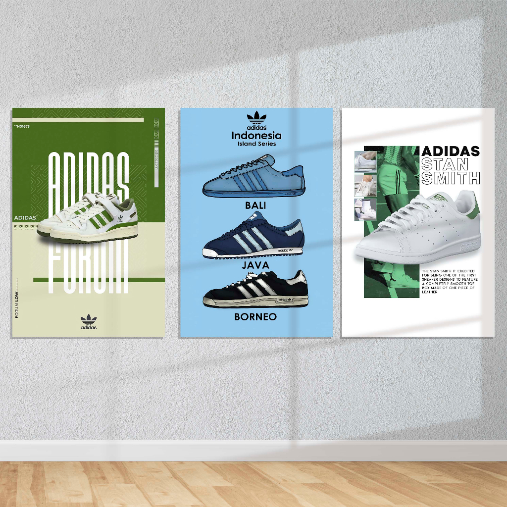 Jual Hiasan Dinding Poster Kayu Adidas OG [20X30] Wall Decor Pajangan ...