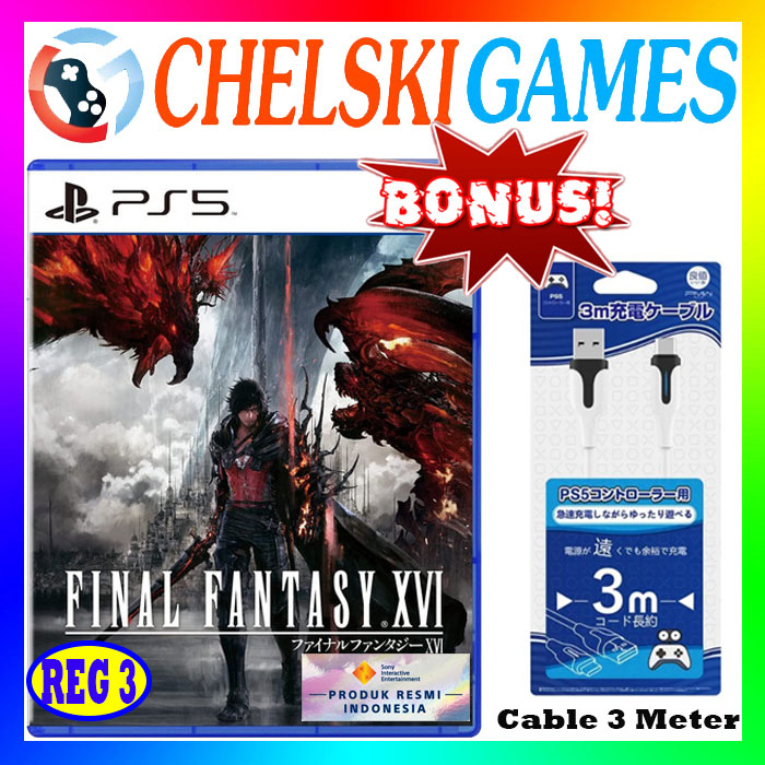 Jual PS5 Final Fantasy XVI / Final Fantasy 16 / FF16 / FF XVI STANDART EDITION | Shopee Indonesia