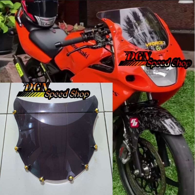 Jual VISOR NINJA RR OLD MODEL ORI WINDSHIELD NINJA RR OLD MODEL ORI ...