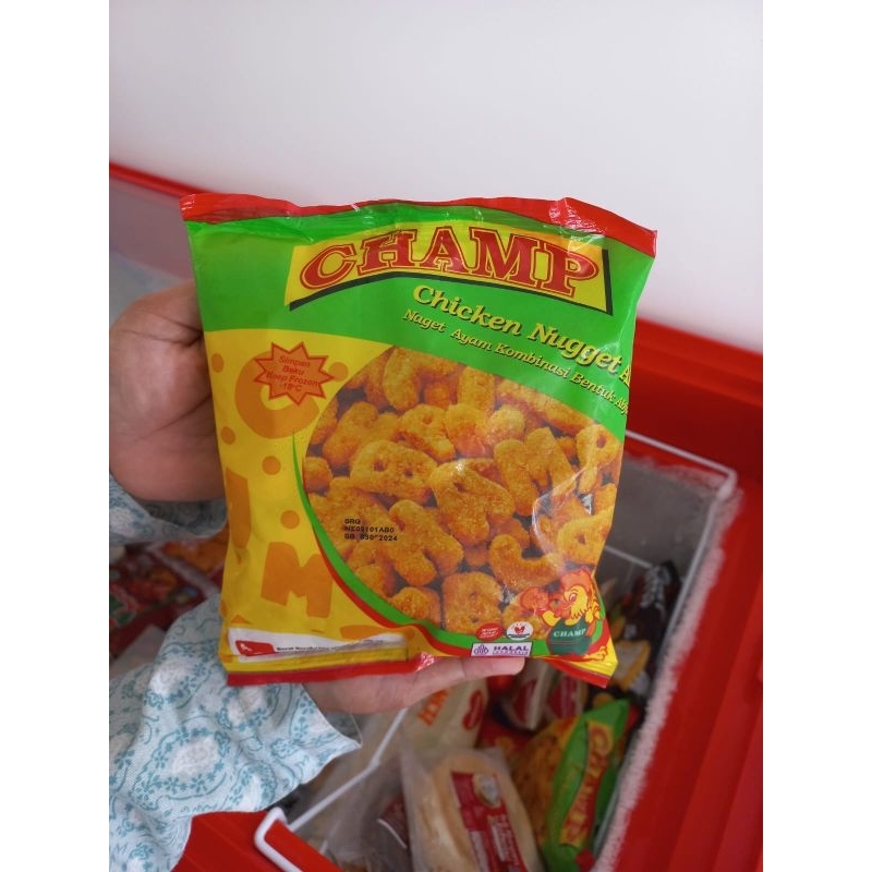 Jual Chicken Nugget Champ Huruf 250gr | Shopee Indonesia