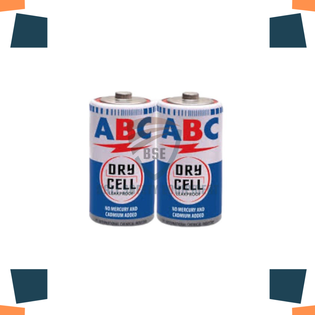 Jual BATERAI BESAR SIZE D - ABC BIRU 1 PACK isi 2PC | Shopee Indonesia