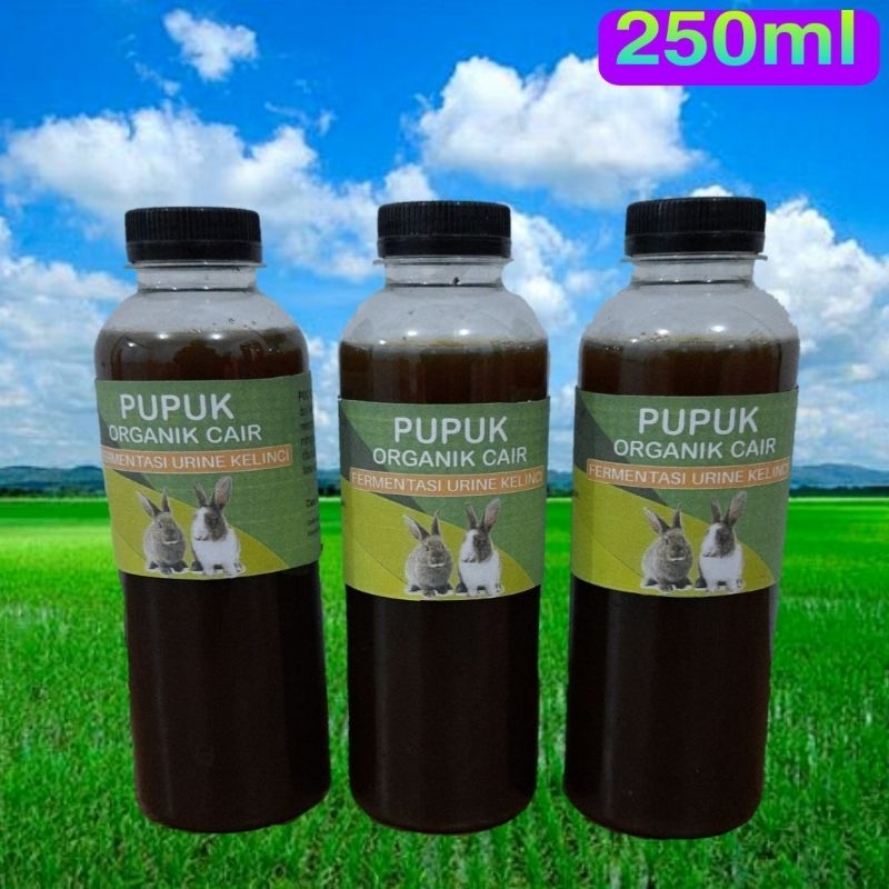 Jual Pupuk Organik Cair (POC) Fermentasi Urine Kelinci - 250ml | Shopee Indonesia