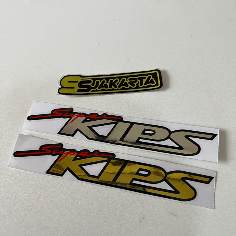 Jual STIKER SUPER KIPS STICKER KAWASAKI CUTTING | Shopee Indonesia