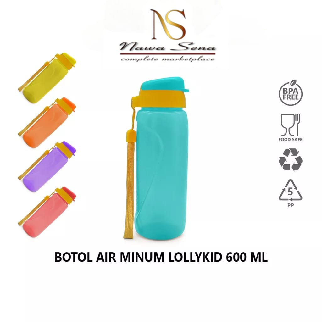 Jual Botol Plastik serba guna / Botol Air Minum Anak Brand GBUPlast 600 ...