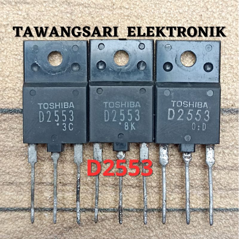 Jual tr d2553 transistor d 2553 horisontal D2553 ori cabutan | Shopee Indonesia