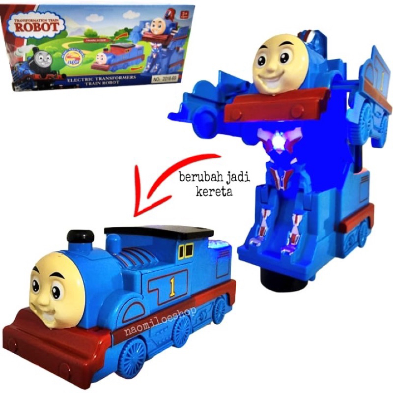 Jual Mainan Anak Kereta Api Berubah jadi Robot 2in1 / Train Go Go Kecil ...