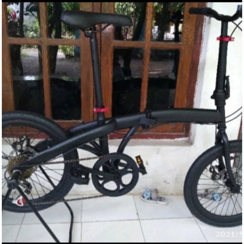 Jual sepeda lipat hitam ⭐⭐⭐⭐⭐ | Shopee Indonesia