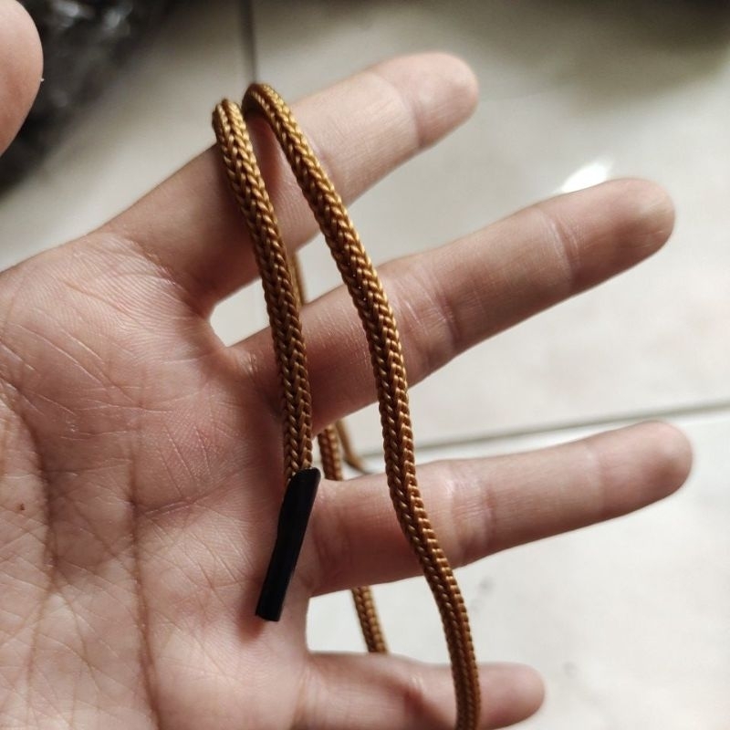 Jual 1pc Tali Kur 45cm clip end Tali Kur Hijau Tali Kur Gold Tali Kur Coklat Tali Paperbag Tali ...