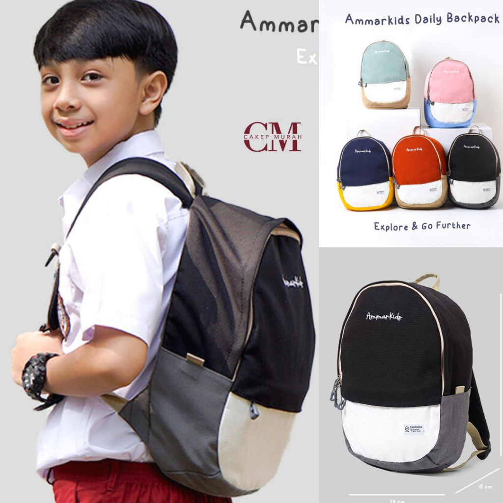 Jual Tas Ransel Sekolah Anak Laki Laki Perempuan Backpack Tas Punggung Kualitas Premium SD SMP ...
