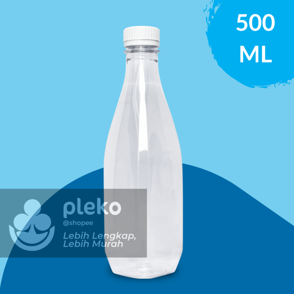 Jual Botol Plastik Tibet 500ml / Botol Kemasan Termurah | Shopee Indonesia