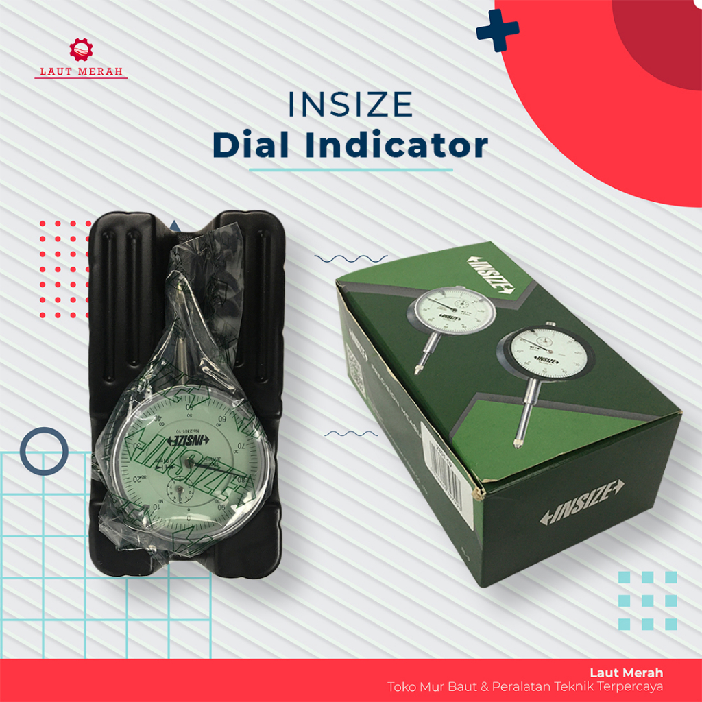 Jual INSIZE 2301-10 Dial Indicator 10 mm Analog Metric sekelas | Shopee Indonesia