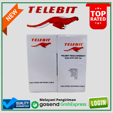 Jual Kabel LAN Telebit Profesional CAT 5e Per Meter | Shopee Indonesia