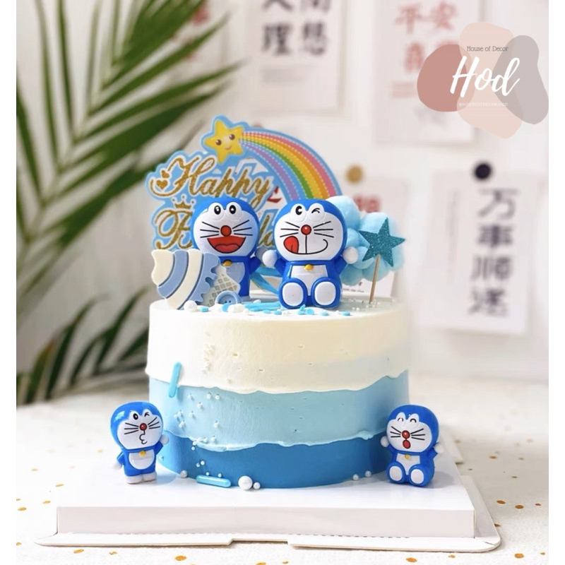 Jual Doraemon Nobita Topper Set Boneka Hiasan Kue Tart Birthday Cake ...