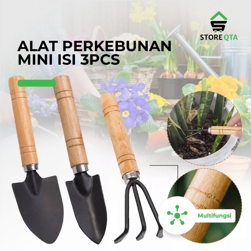 Jual Alat berkebun perkebunan set mini untuk pot bunga tanaman isi 3 ...