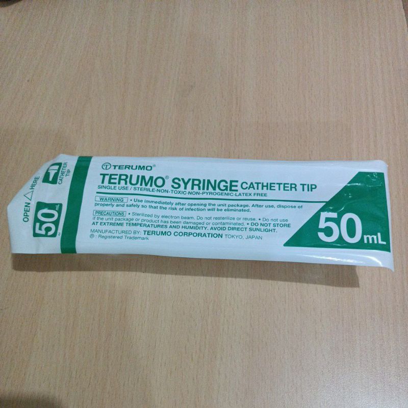 Jual Spuit 50cc Terumo kateter Tip Lubang Tengah Catheter | Shopee ...