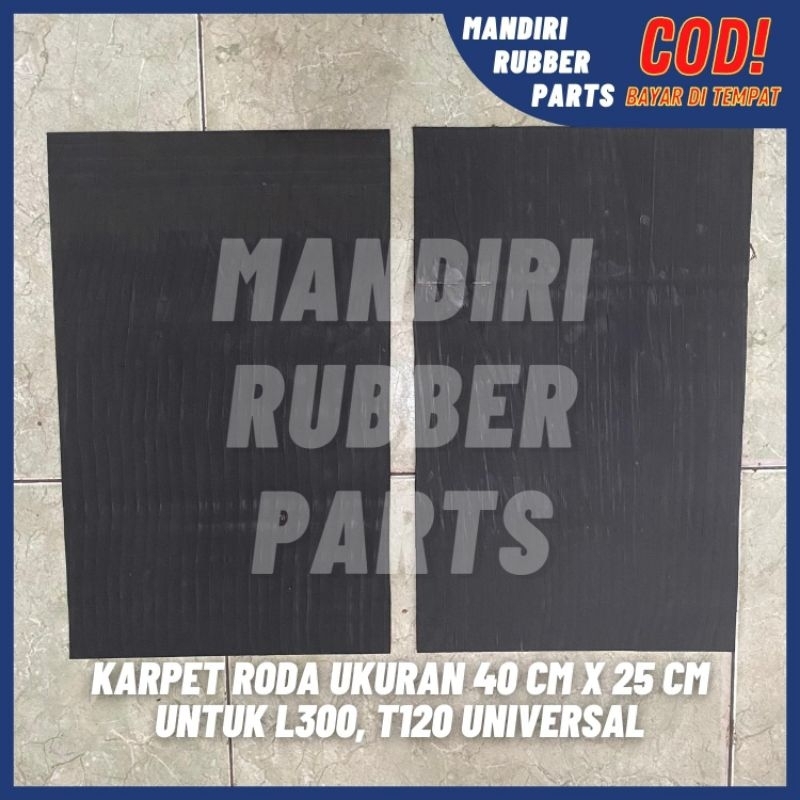 Jual Karpet Karet Lumpur Roda L300 Ukuran 25 cm x 40 cm / Mud Guard ...