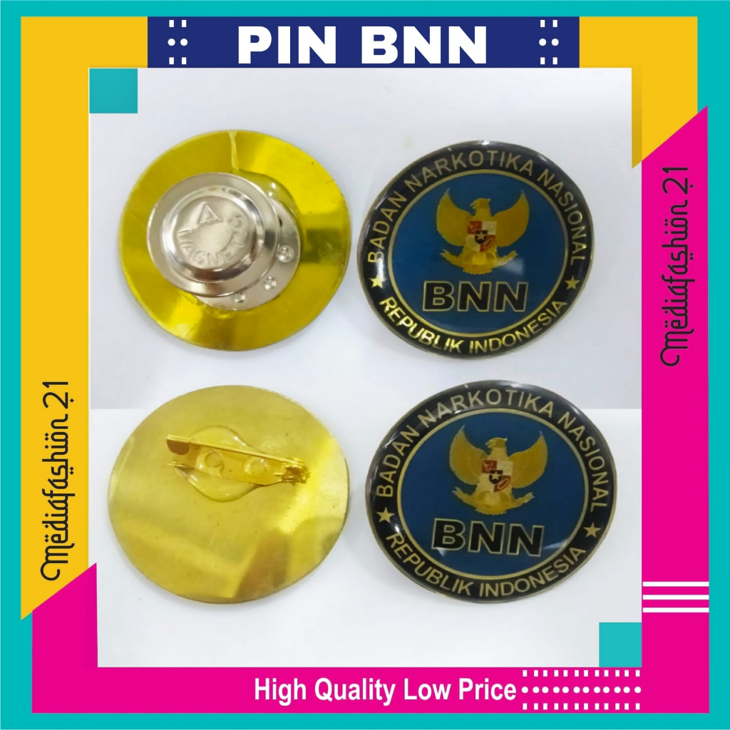 Jual PIN/BROSS KUNINGAN LOGO BNN (BADAN NARKOTIKA NASIONAL) | Shopee ...