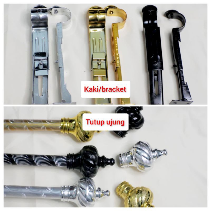 Jual Kaki/bracket & tutup ujung rollet/batang gordeng | Shopee Indonesia Jual Kaki/bracket & tutup ujung rollet/batang gordeng | Shopee Indonesia