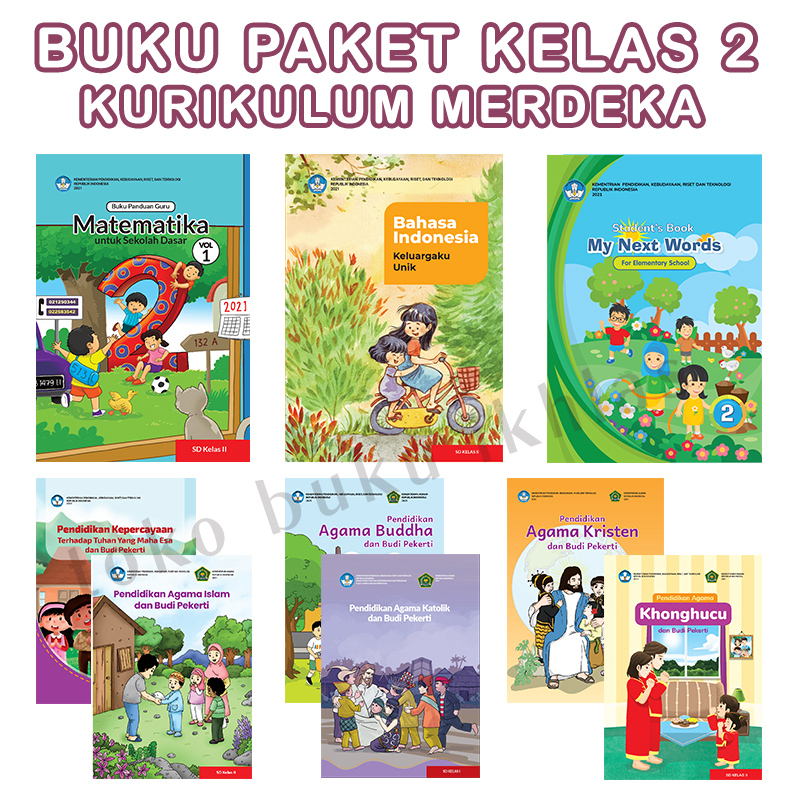 Jual Buku Paket Kelas 2 SD Kurikulum Merdeka | Shopee Indonesia