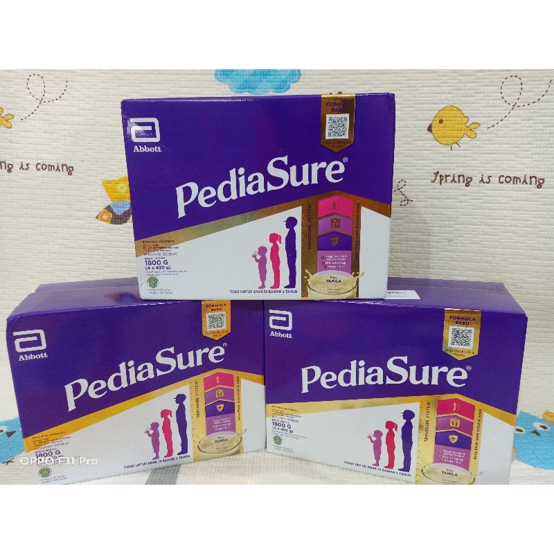 Jual Susu Pediasure Triplesure Vanila 1800 Gram (Exp 09/2026) | Shopee ...