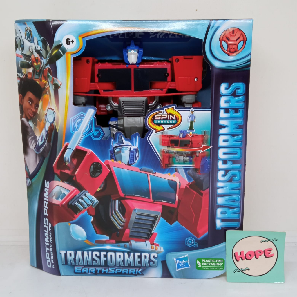 Jual Transformers EarthSpark Spin Changer Optimus Prime & Robby Malto ...