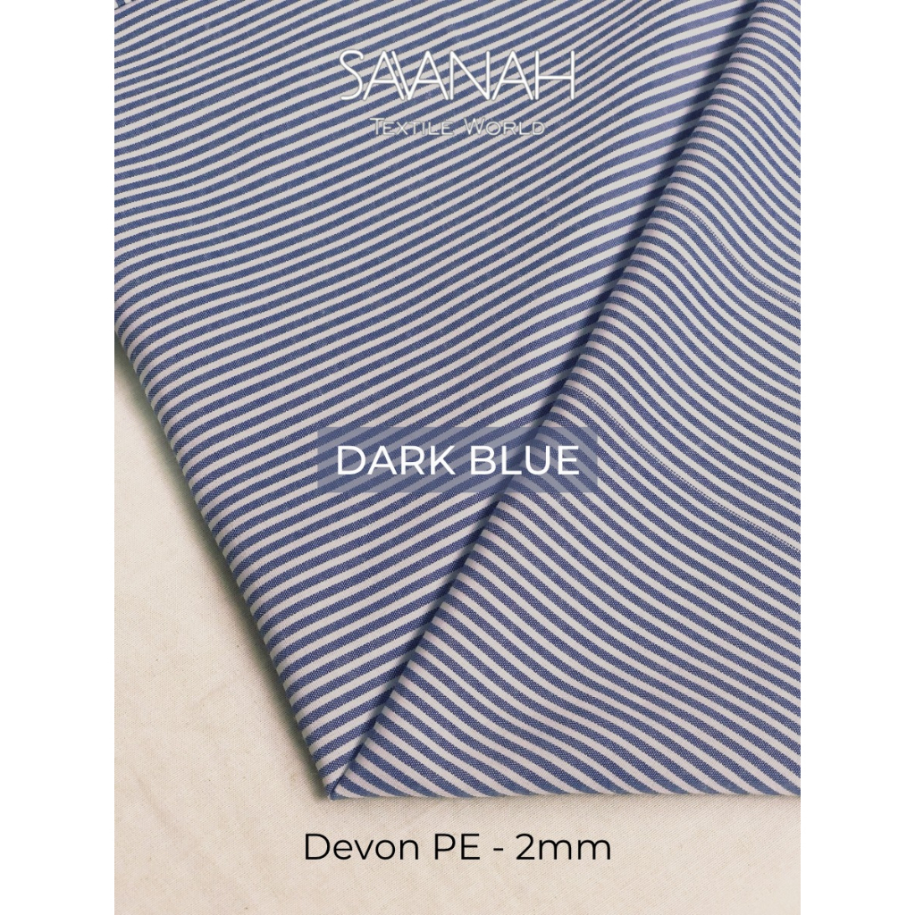 Jual Kain KATUN PE GARIS motif DEVON 0.5 meter | Shopee Indonesia