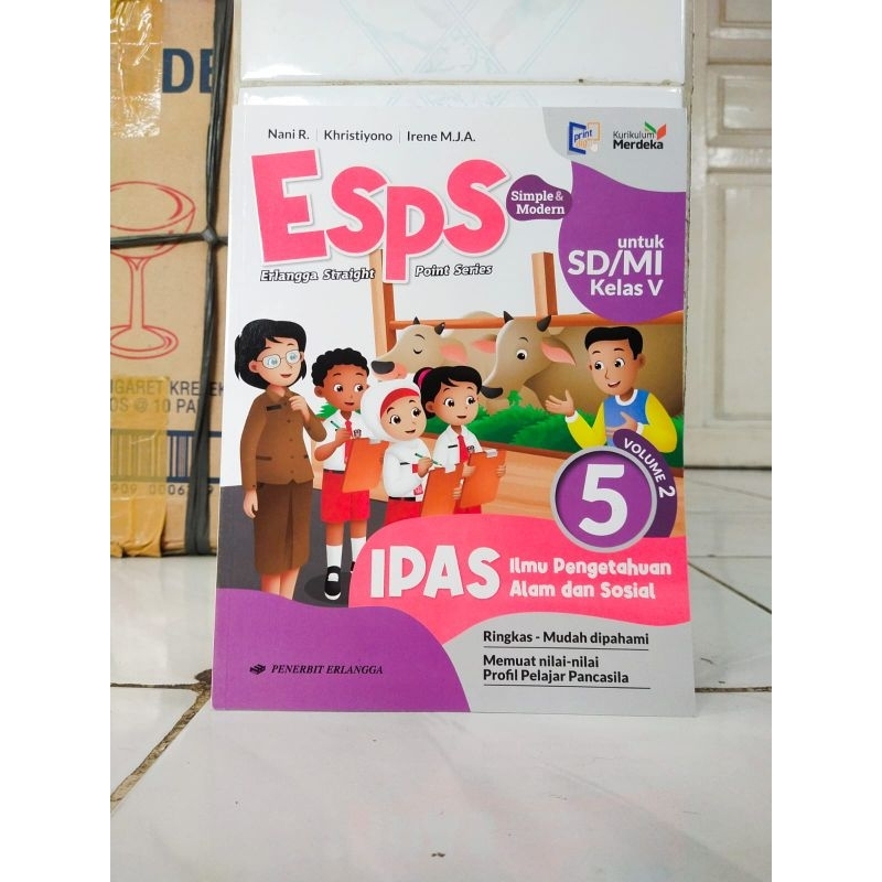 Jual ESPS IPAS "Ilmu Pengetahuan Alam dan Sosial" Kurikulum Merdeka untuk SD/MI Kelas 1,2, 3 dan ...