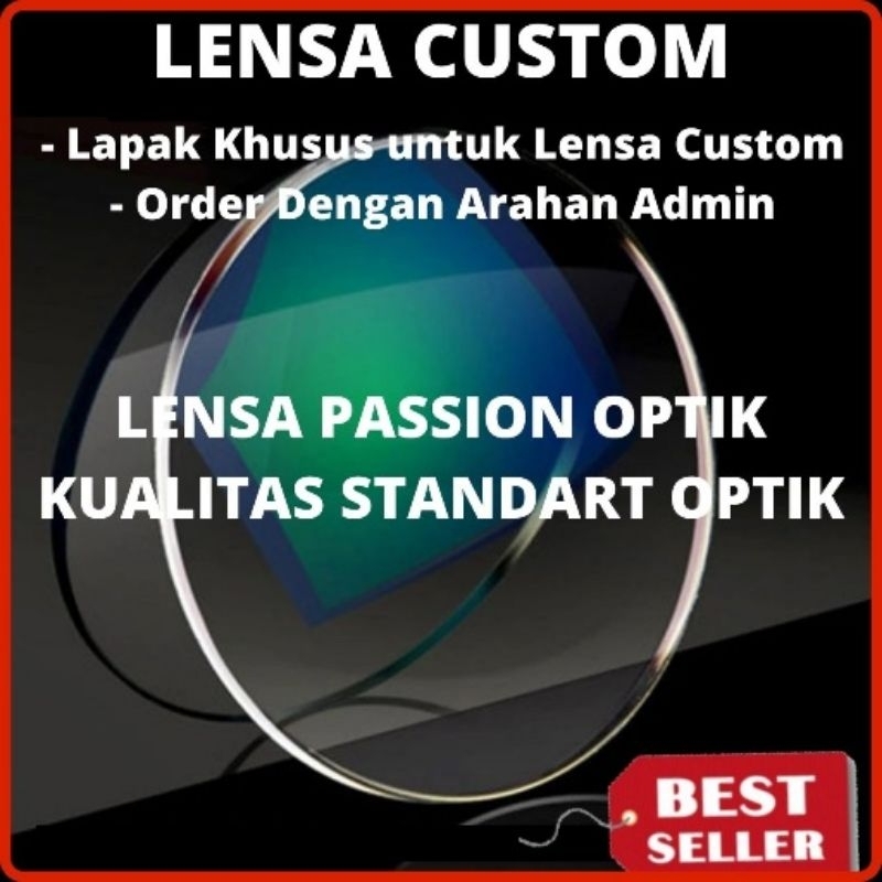Jual Lensa custom pesanan Tambahan Harga lensa khusus Kacamata Passion ...