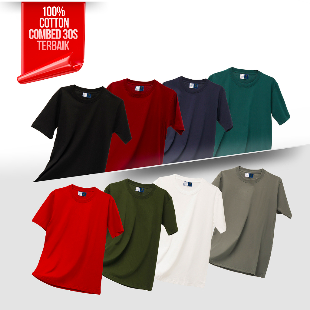 Jual Kaos Polos Pria Katun Combed 30s/24s Kaos Putih Polos Kaos polos ... Jual Kaos Polos Pria Katun Combed 30s/24s Kaos Putih Polos Kaos polos ...