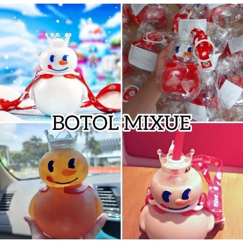 Jual Botol minum karakter Mixue | Shopee Indonesia