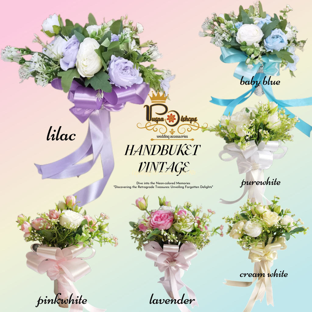 Jual handbuket, hand buket, handbouquet, buket bunga vintage | Shopee ...