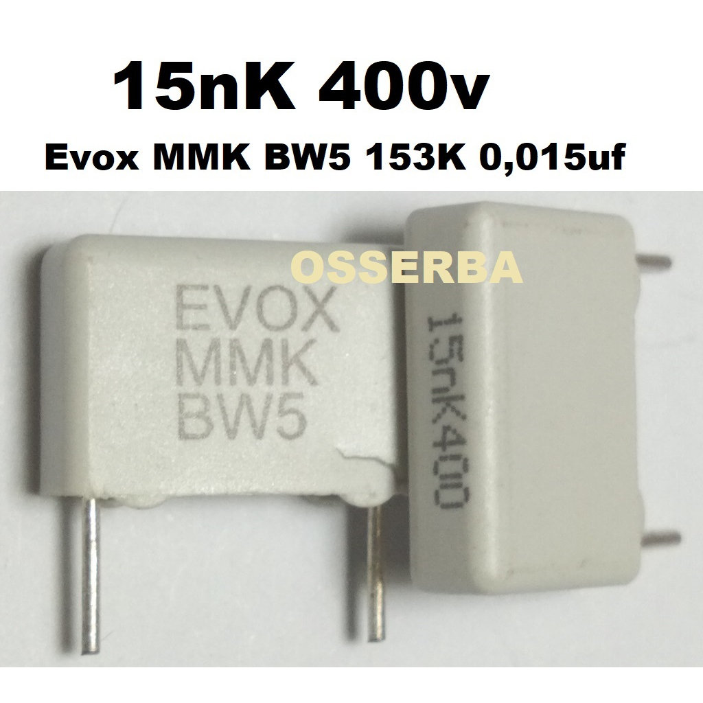 Jual 15n K 400v EVOX RIFA MMK BW5 153K 0,015 uf High End Capacitor ...
