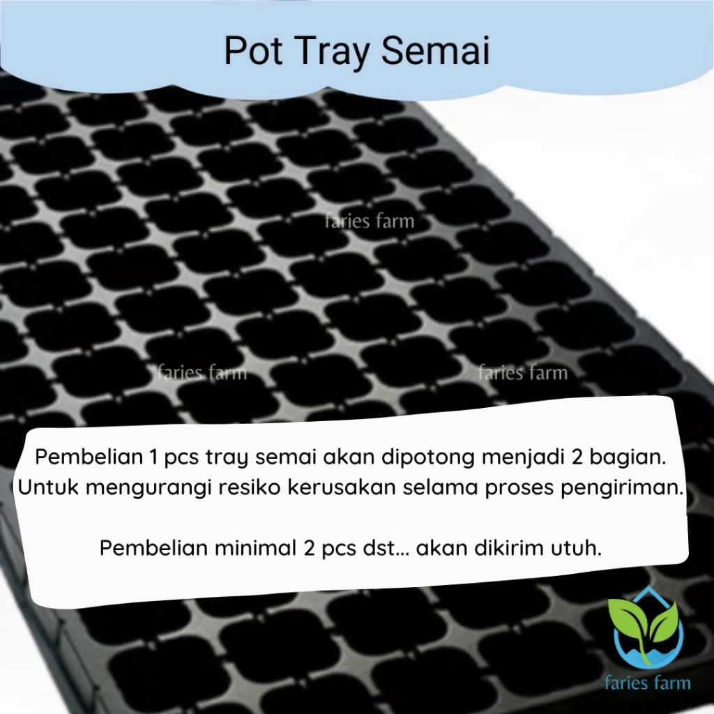 Jual Pot Tray /Tray Semai 32 50 72 105 128 200 Lubang Tanam Benih Bibit ...