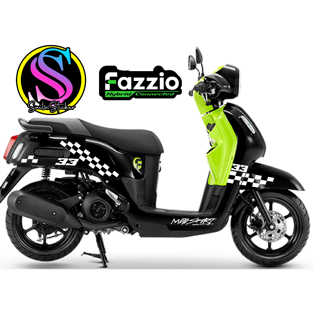 Jual 159/STICKER CUTTING/STRIPING FAZZIO/STICKER FAZZIO/STICKER LOGO ...