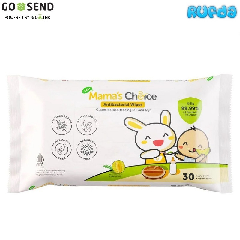 Jual Mama's Choice Antibacterial Wipes Tisu Basah Bayi Pembersih Mainan ...