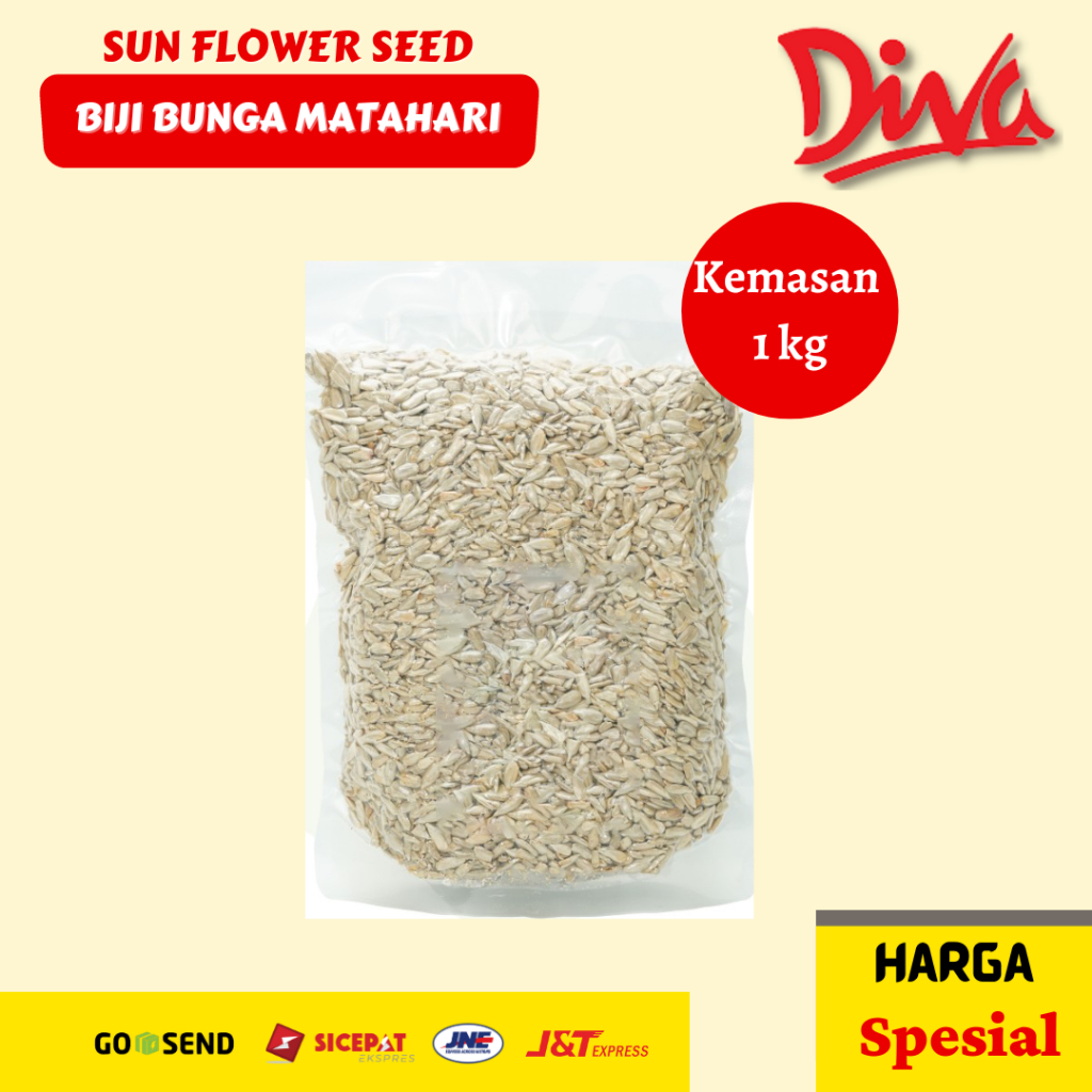 Jual [1 Kg ] Biji Bunga Matahari | Sunflower Seeds | Sun flower Seed ...