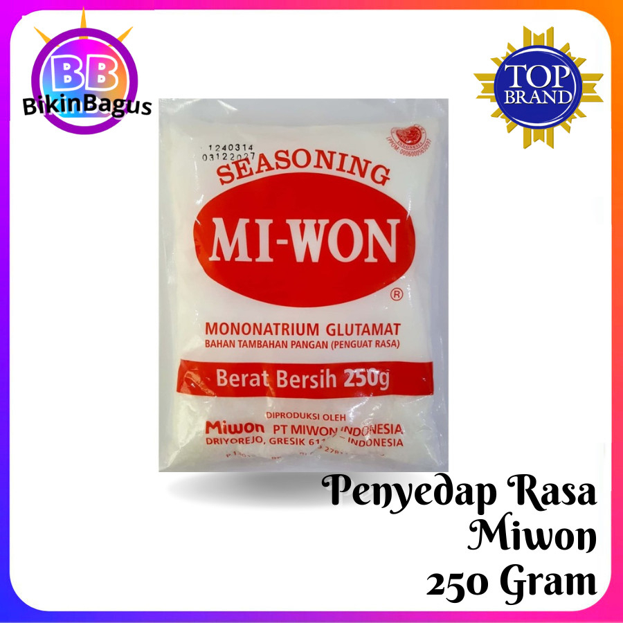 Jual Penguat rasa Miwon penyedap rasa miwon 250 gr Micin 1/4 Kg Hrga ...