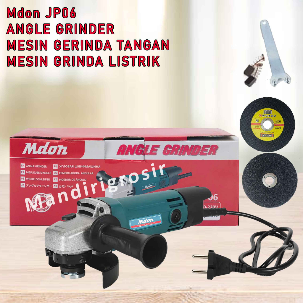 Jual Angle Grinder* Mdon JP06* Mesin Gerinda Tangan* Mesin Grinda Listrik | Shopee Indonesia